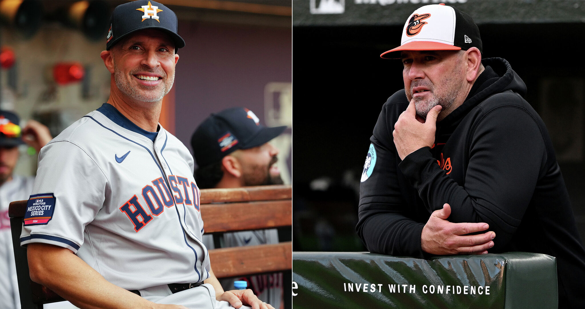 Joe Espada and Brandon Hyde face off in Astros-Orioles series