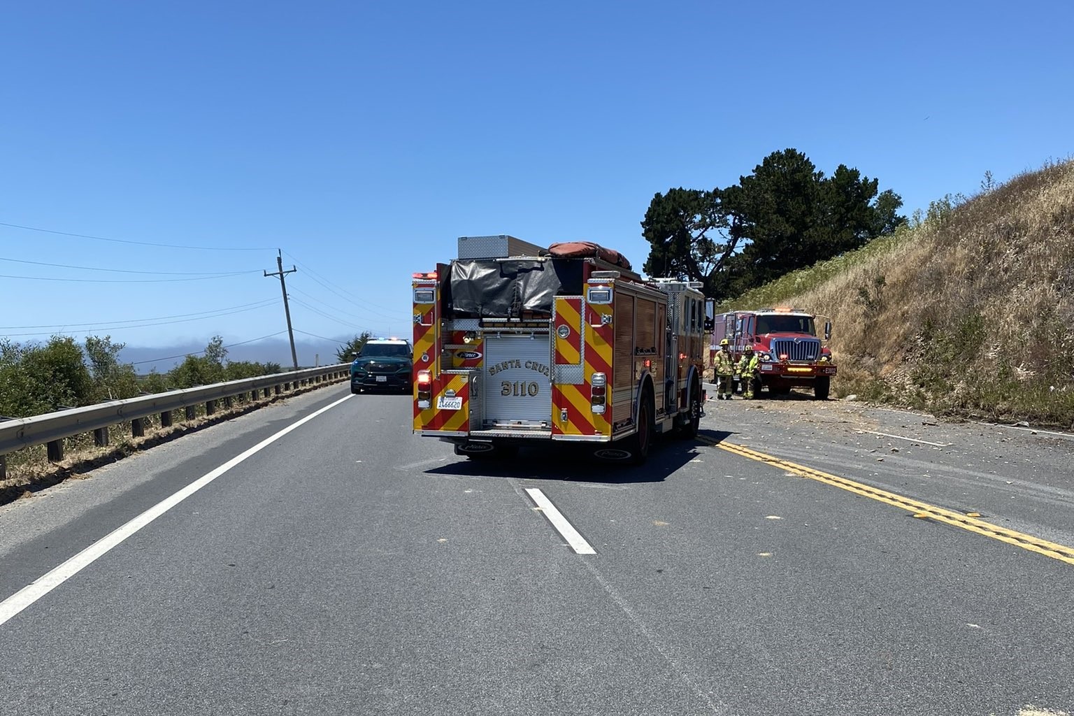 Highway 1 in Santa Cruz County reopens after fatal crash