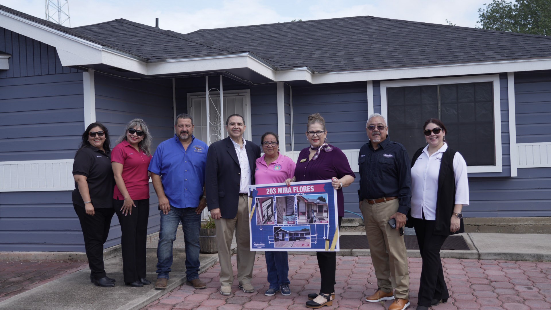 Cuellar updates NeighborWorks' $2M grant for Webb, Zapata home repairs