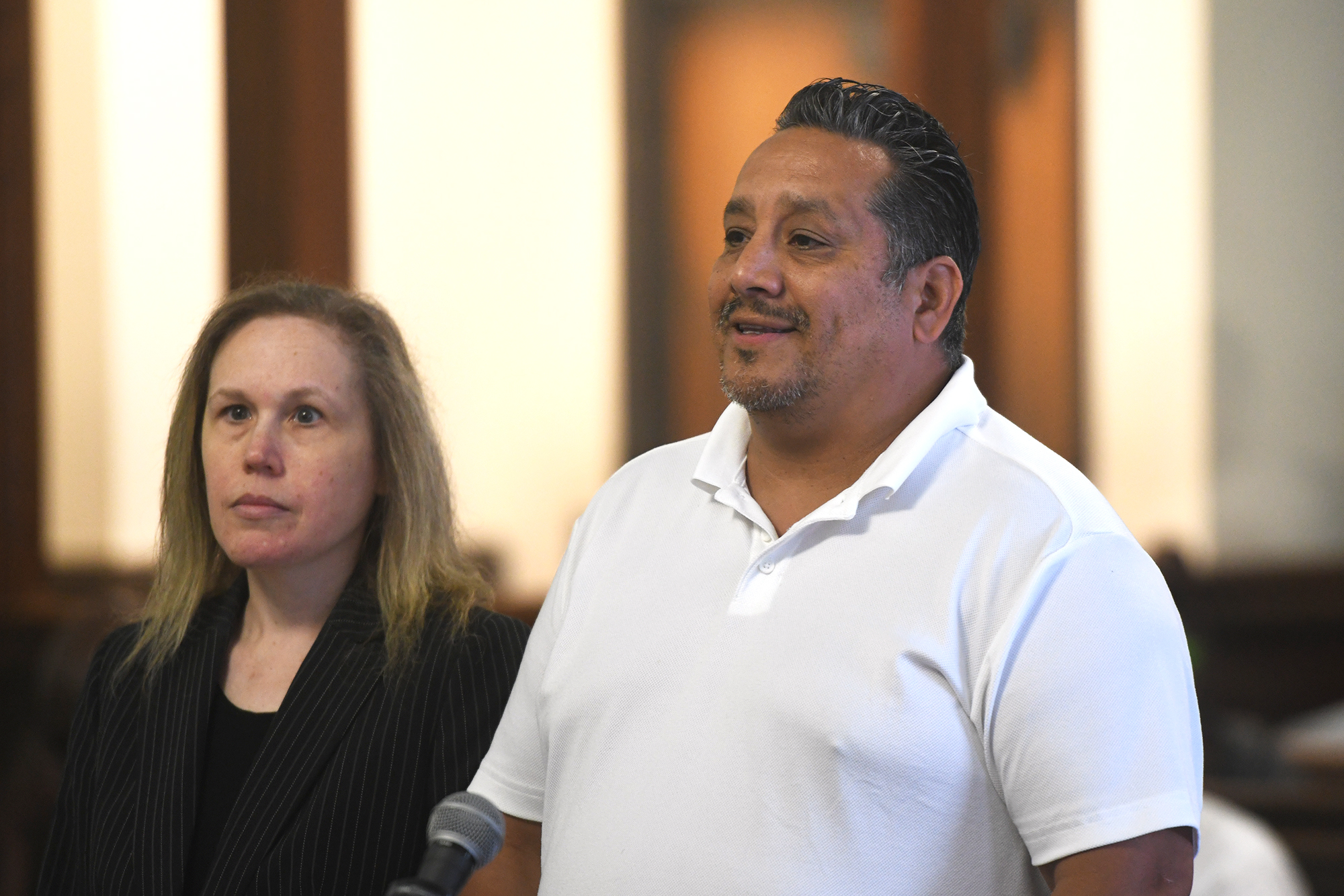 Arrested Bridgeport official's name on log for absentee ballot forms