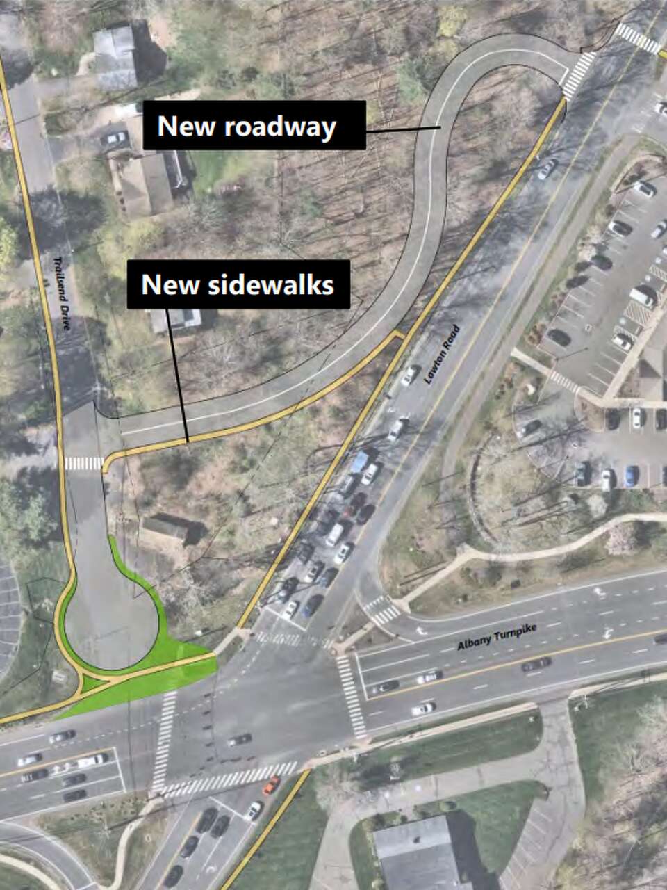 Sidewalks, roundabouts, speed cameras could help Route 44 in Canton
