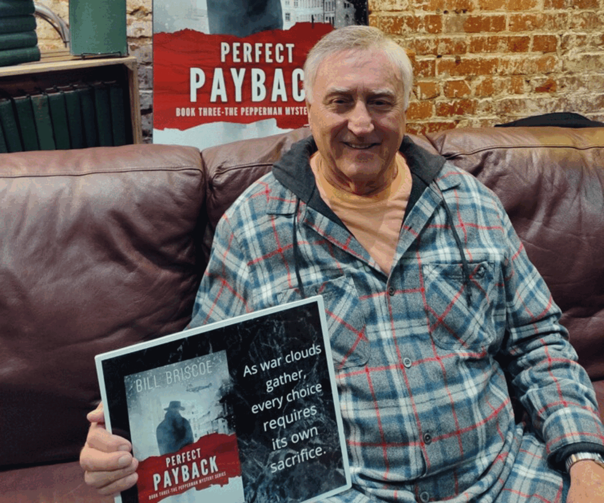 Canyon author Bill Briscoe publishes third book, Perfect Payback