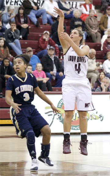 Hightower, Lady Buffs light up St. Edward’s in home opener