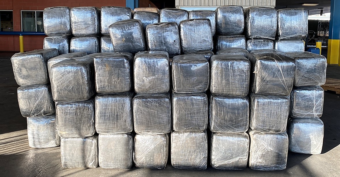 Laredo CBP officers seize $5M in pot at World Trade Bridge