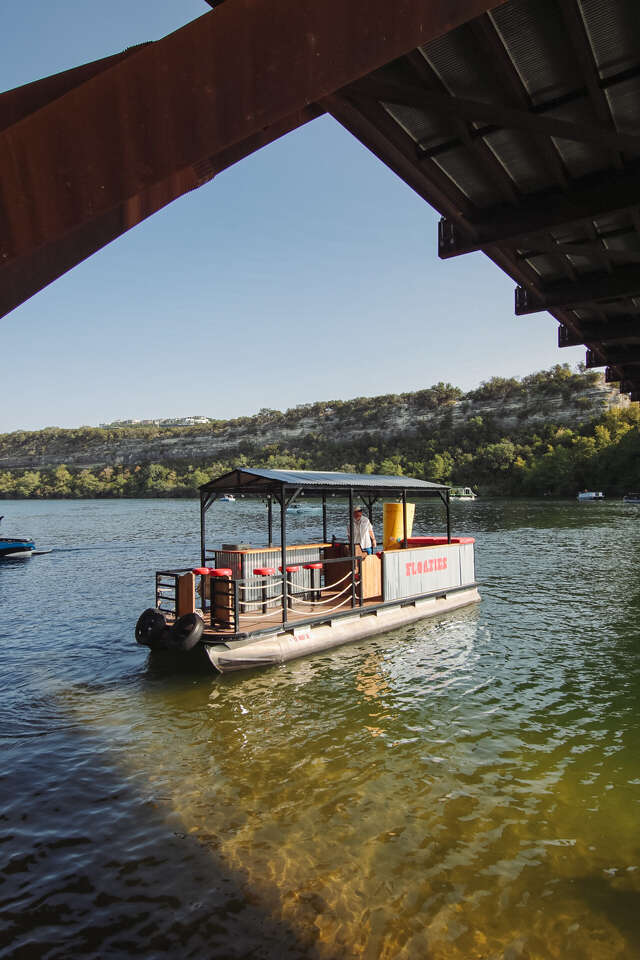 Take a July 4 trip across Lake Austin on Floaties Floatin’ Saloon