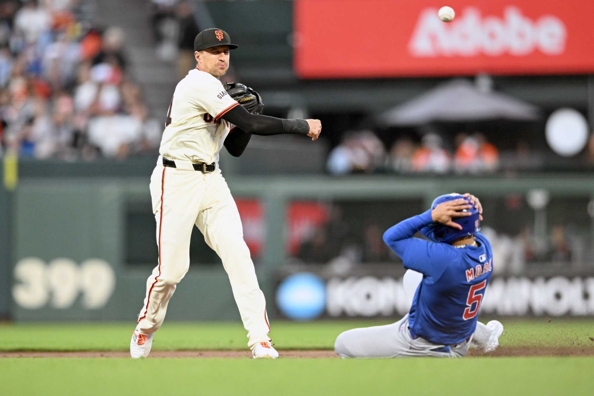 Giants’ Nick Ahmed discusses rainbow Bible verse worn on Pride Day cap