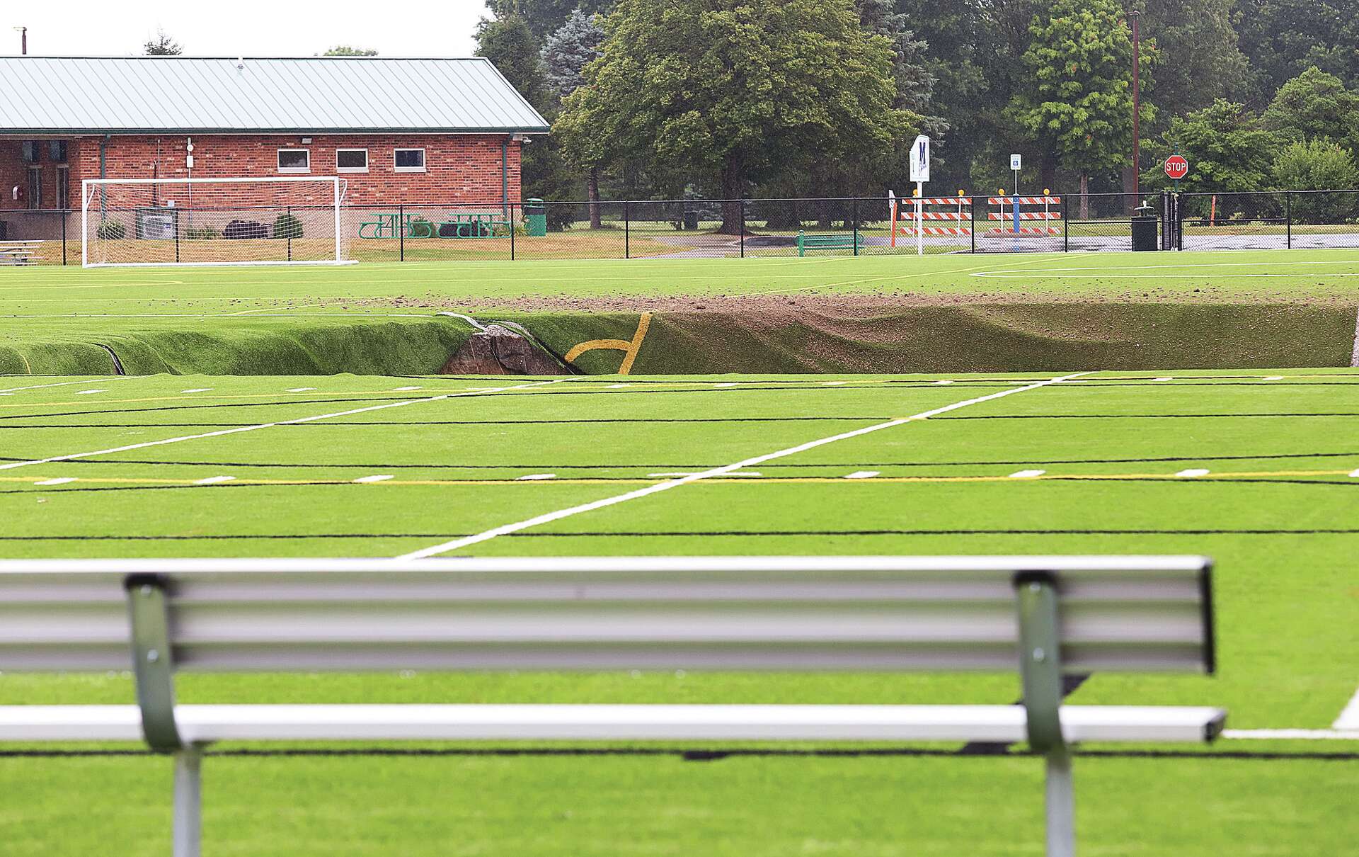 Sinkhole at Alton's Gordon Moore Park: Bluff City Minerals responds