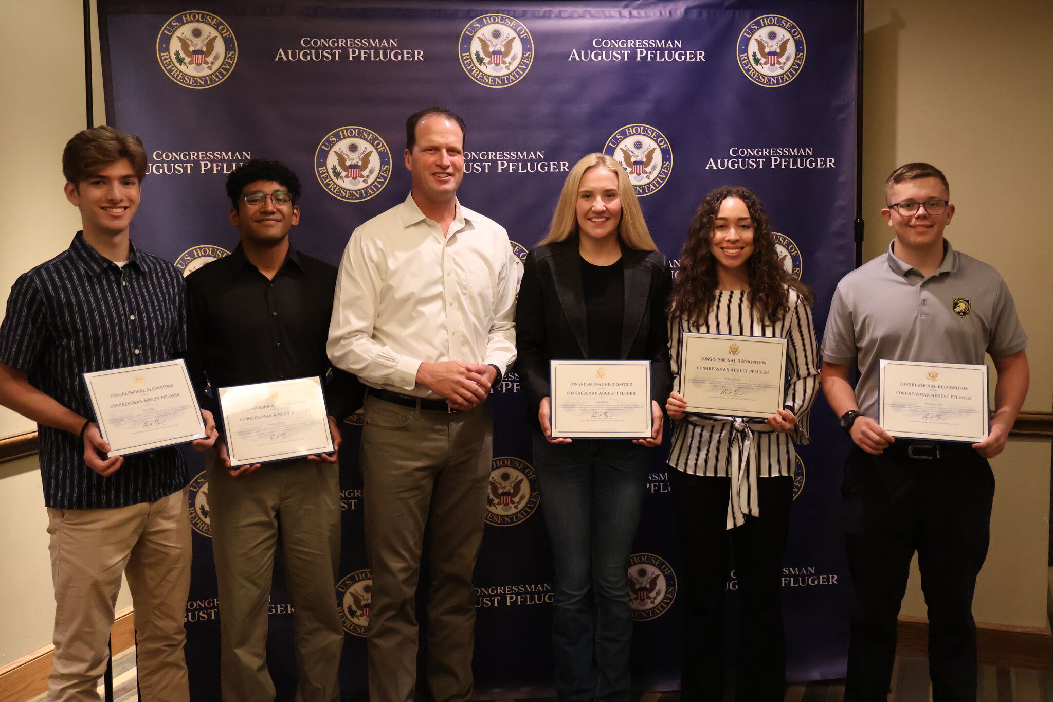 Congressman Pfluger gives Midland County service academy appointments