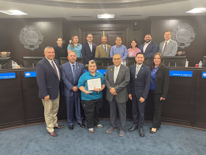 Milestone employees, Youth Observer to UN role honored at City Council