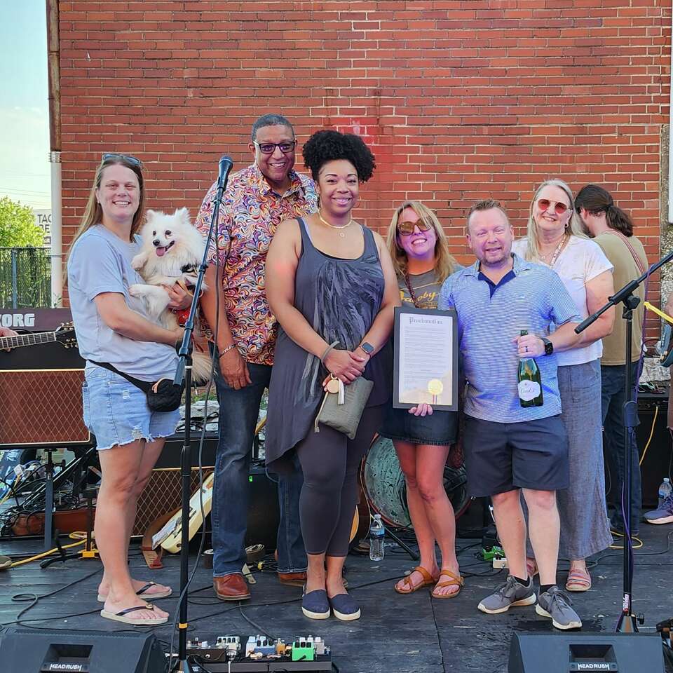 Alton Mayor David Goins declares Jacoby Art Day