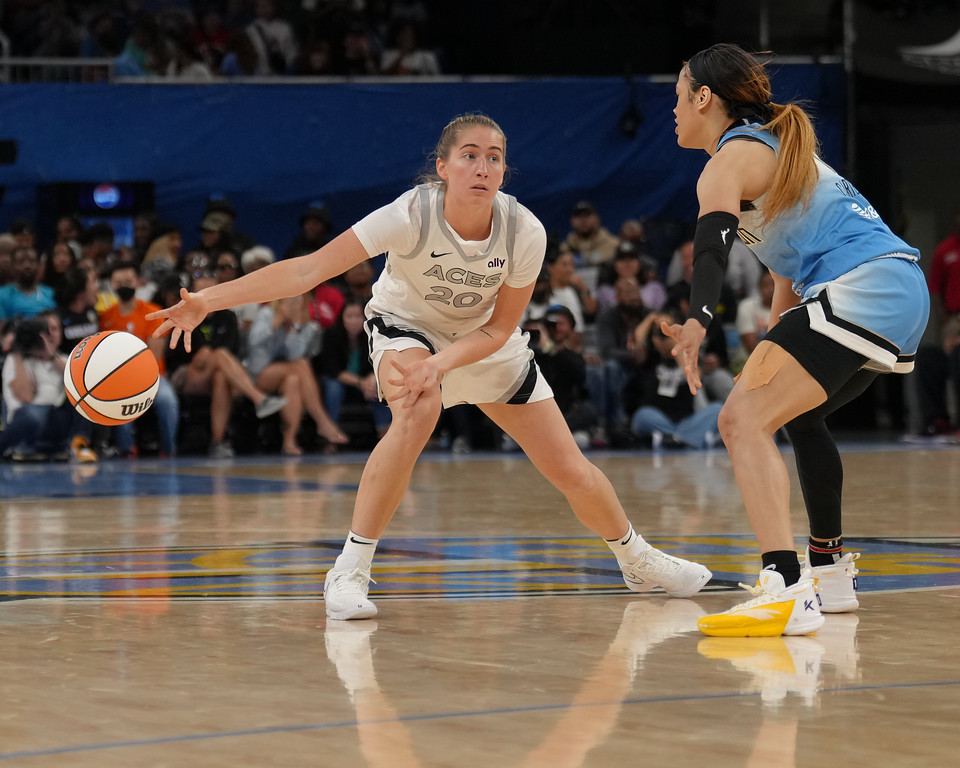 Las Vegas Aces rookie Kate Martin not named to all-star team