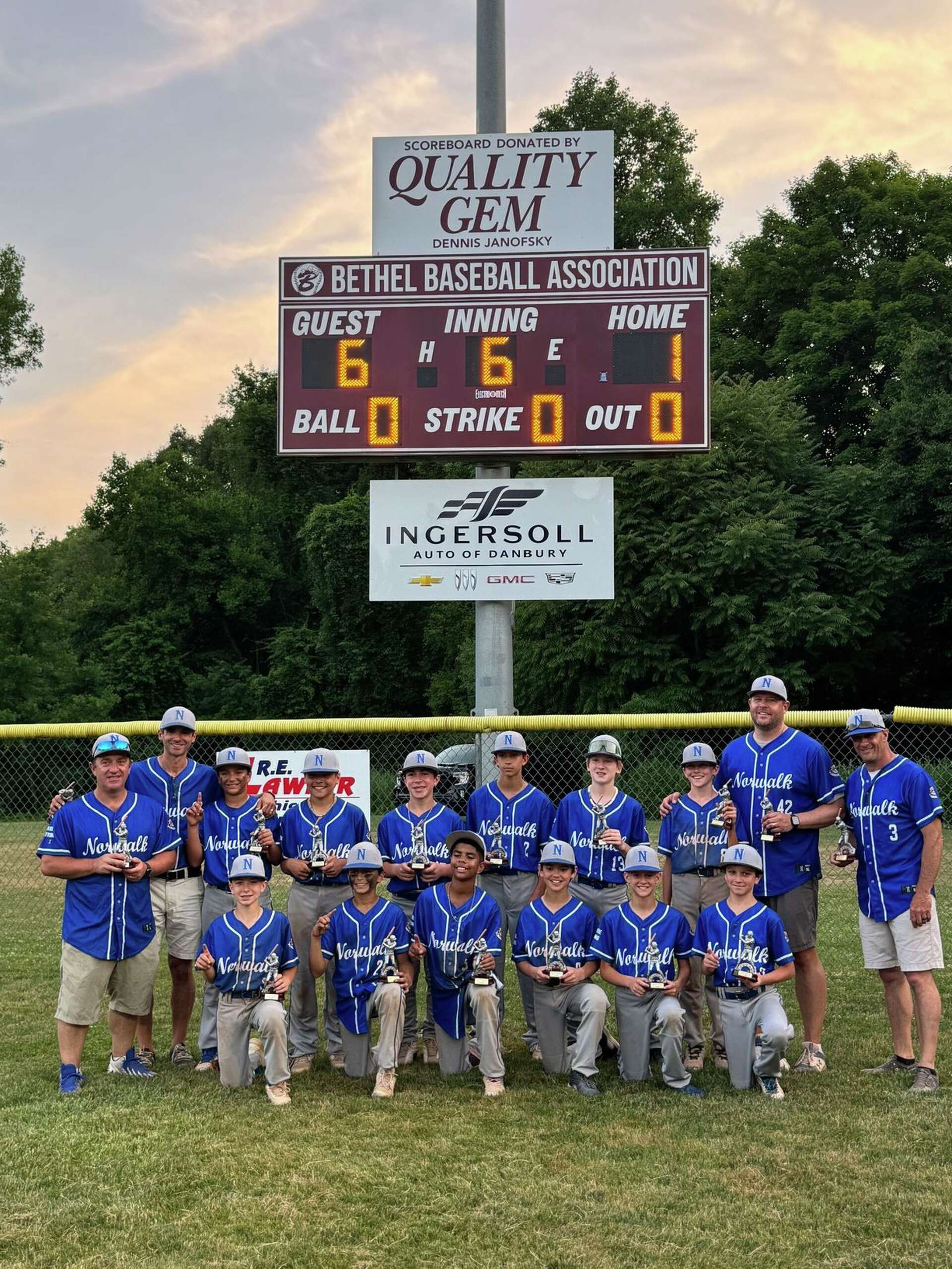 Norwalk Cal Ripken baseball wins Bethel's Al Leonard Tournament