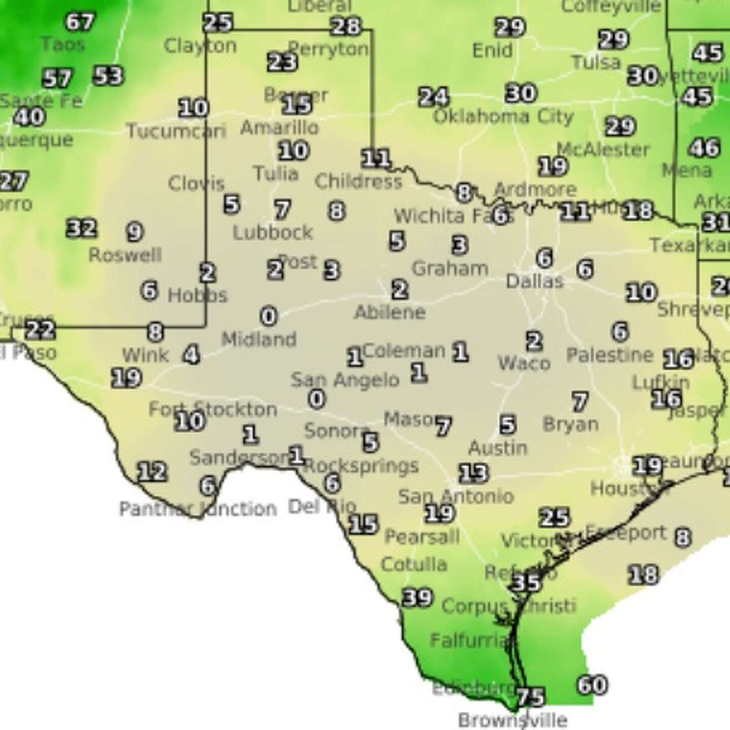 Rain and triple-digit high temps ahead in Laredo forecast