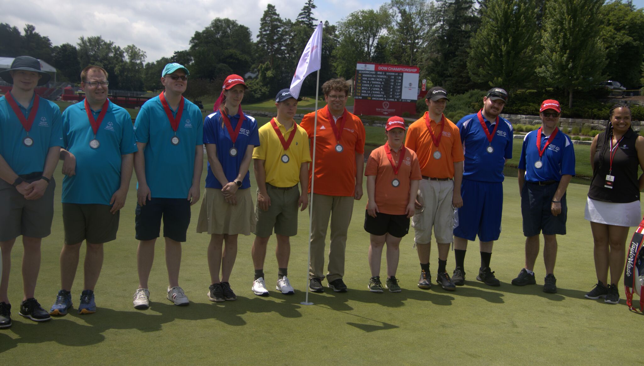 Special Olympics athletes compete in 3-Hole Challenge