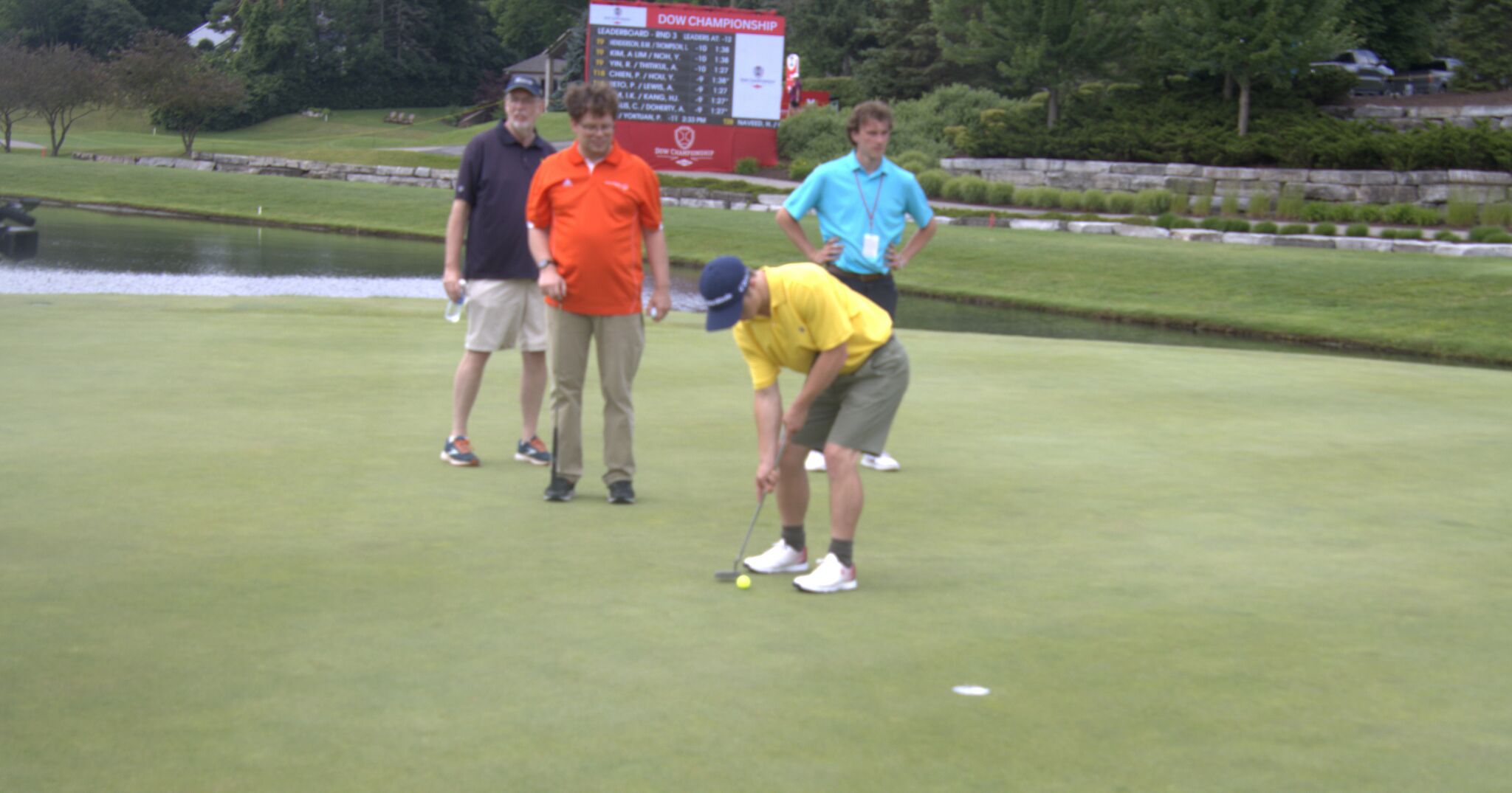 Special Olympics athletes compete in 3-Hole Challenge