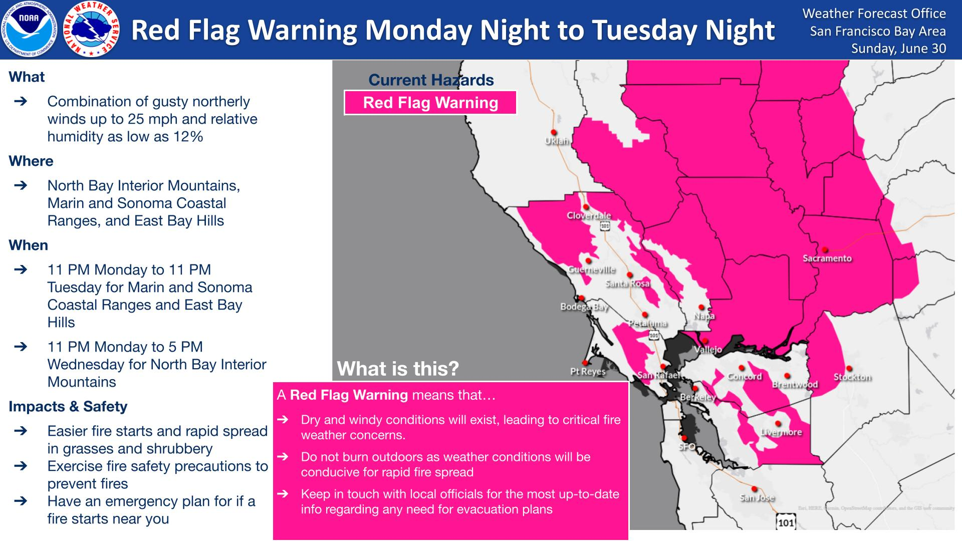 California fire risk ramps up ahead of holiday heat wave