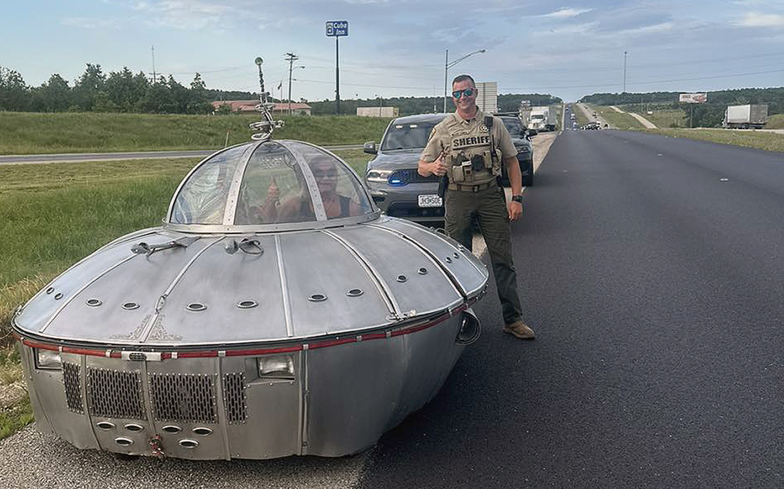 UFO car headed to Roswell festival stopped in Missouri