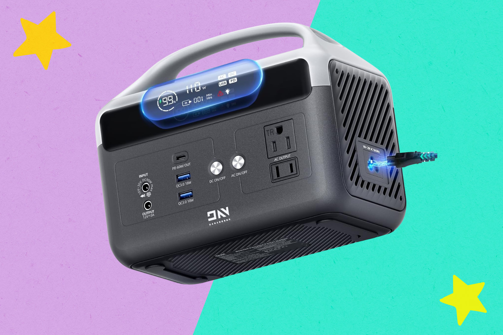 Save 32% on this portable power station that can charge 6 devices