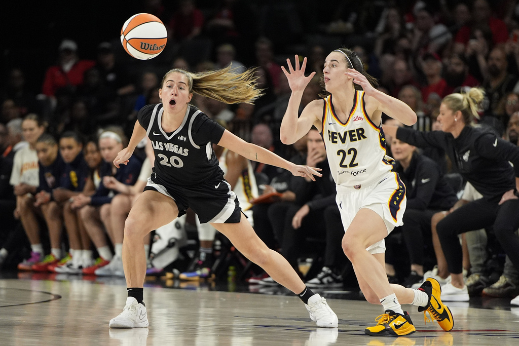 WNBA rookies Kate Martin, Caitlin Clark face off in friendly rivalry