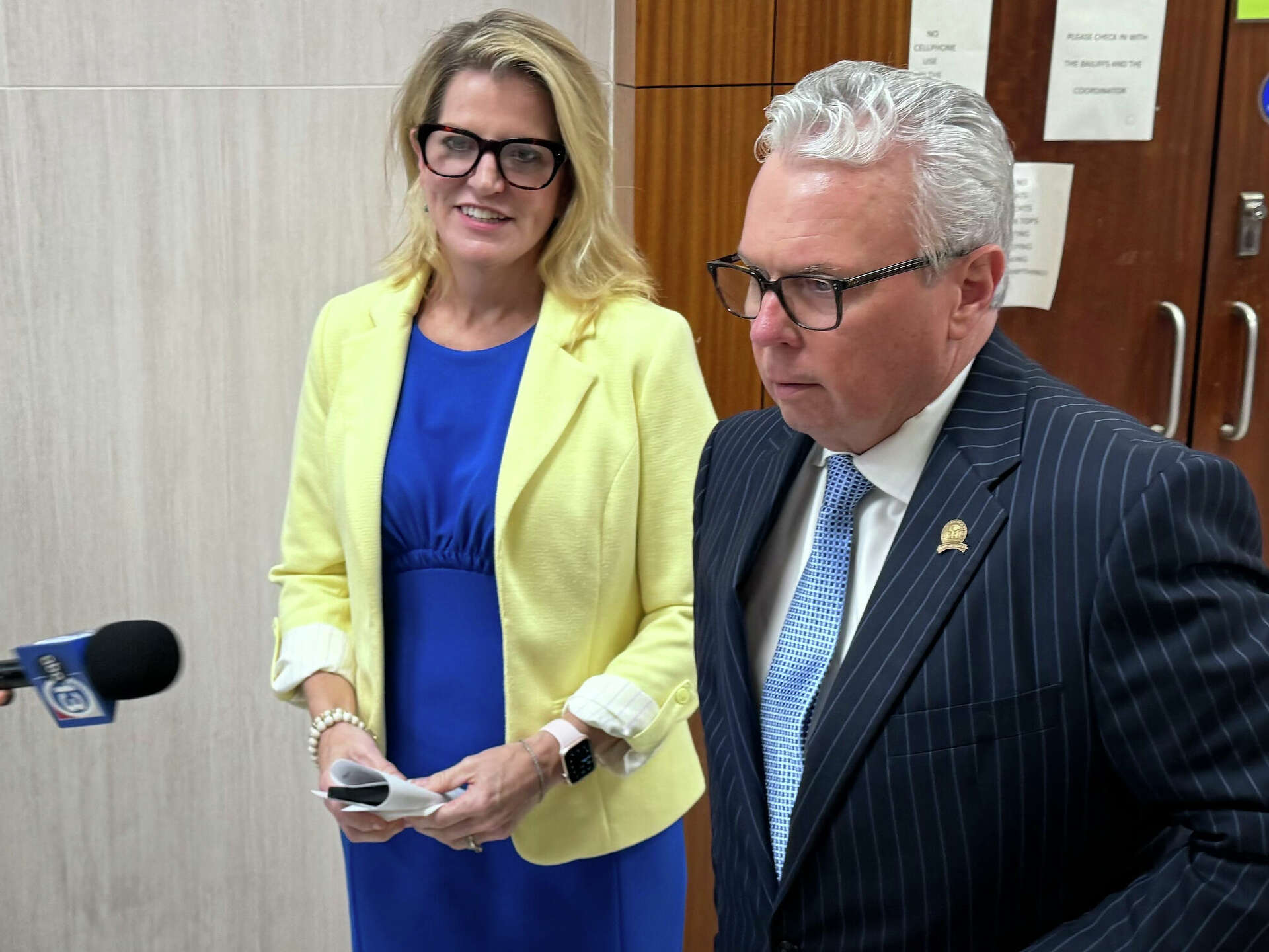 Harris County Judge Kelli Johnson appears in court on DWI charge