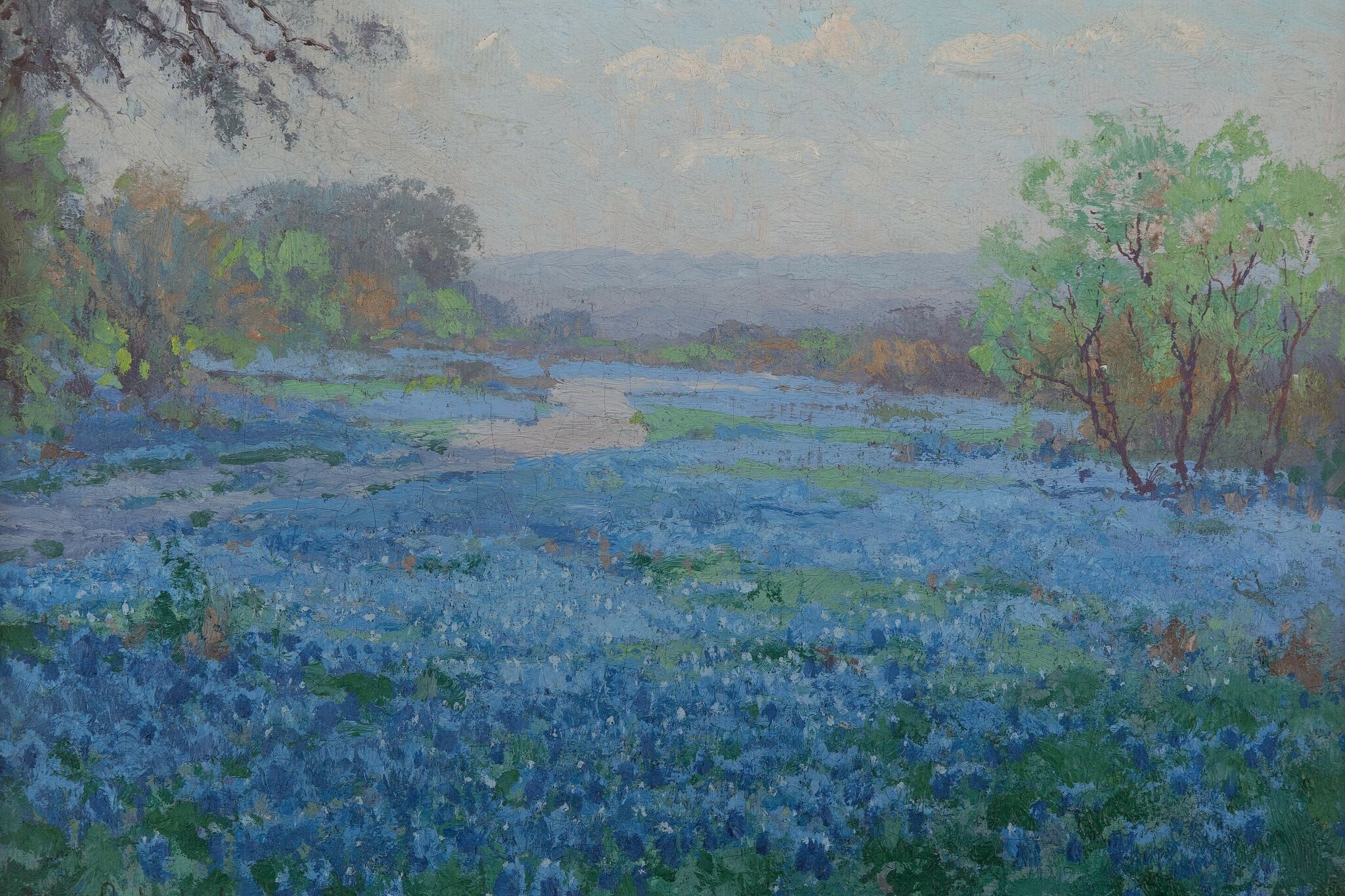 Rare bluebonnet painting sells for more than $100,000 in Texas