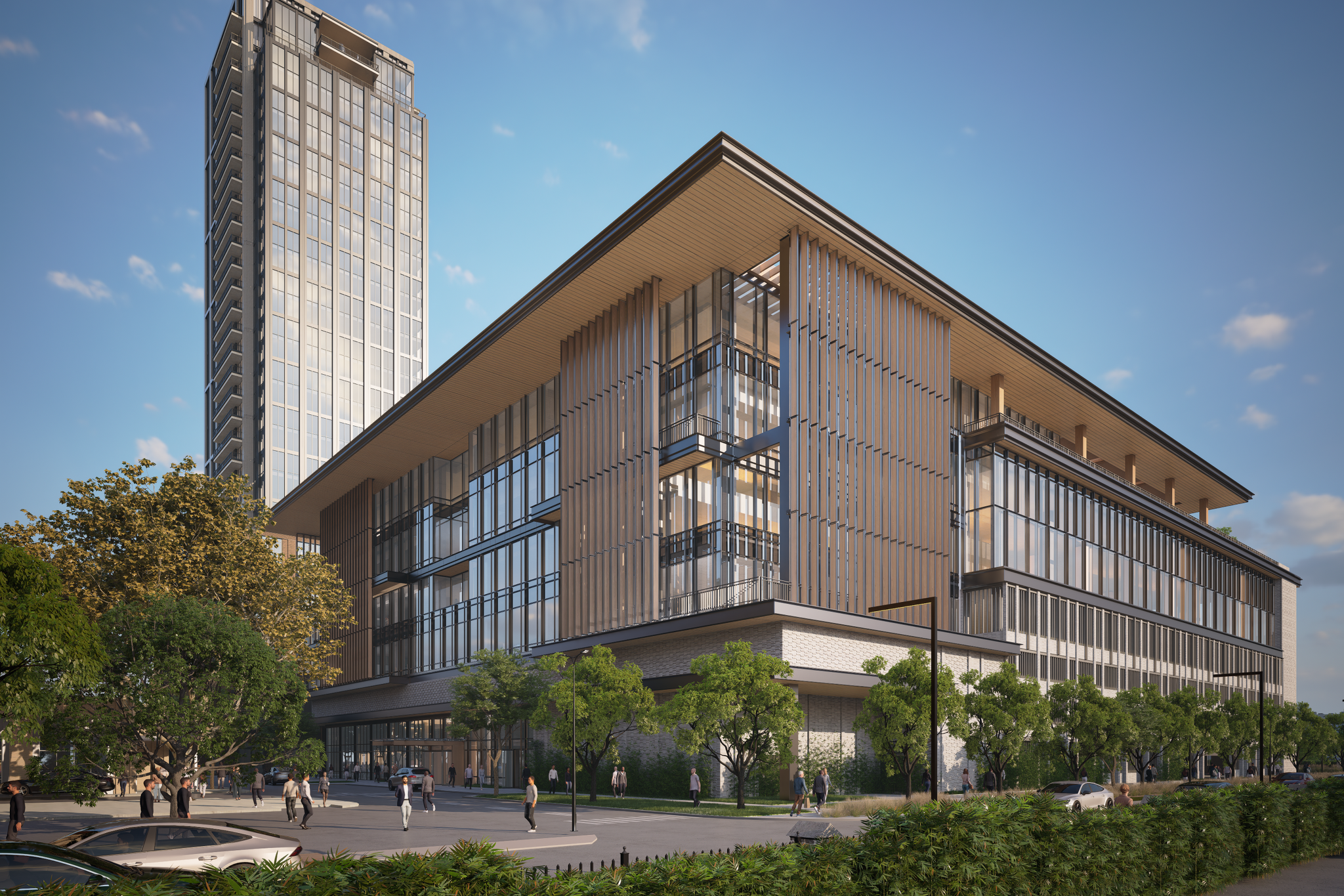 Mini walkable city on Houston's old Exxon site breaks ground