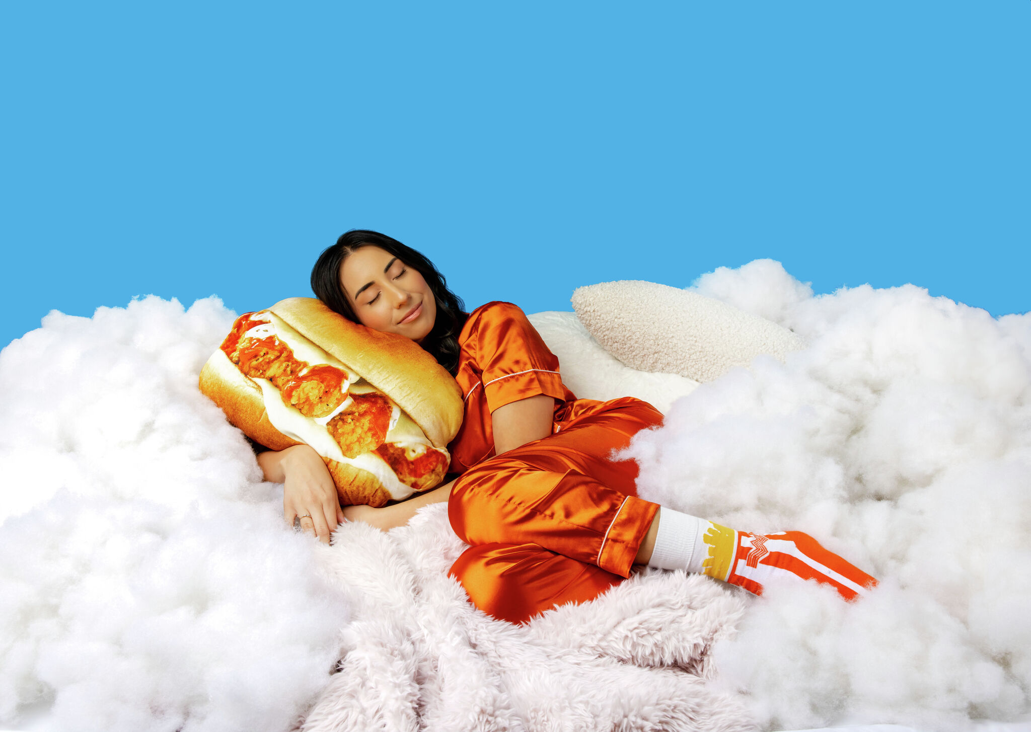 Whataburger is selling this chicken-sandwich pillow