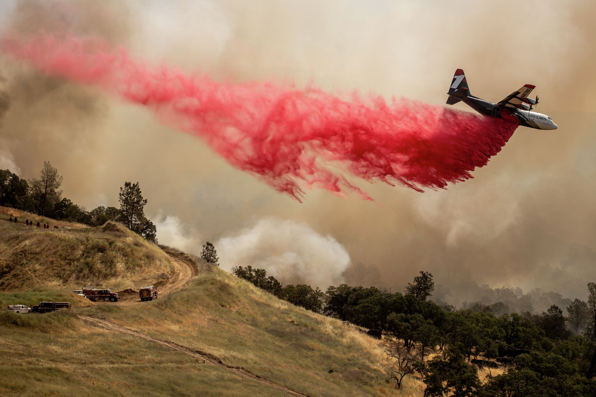 Firefighters make progress against Thompson Fire in Oroville