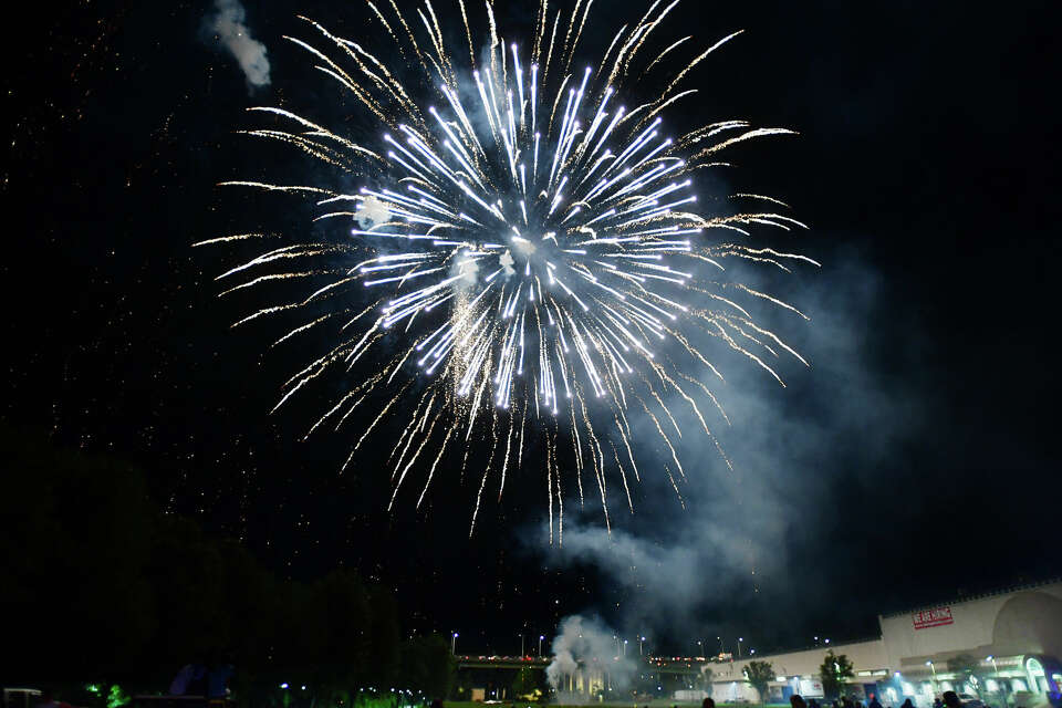 The Shelton-Derby fireworks take place at Veterans Memorial Park