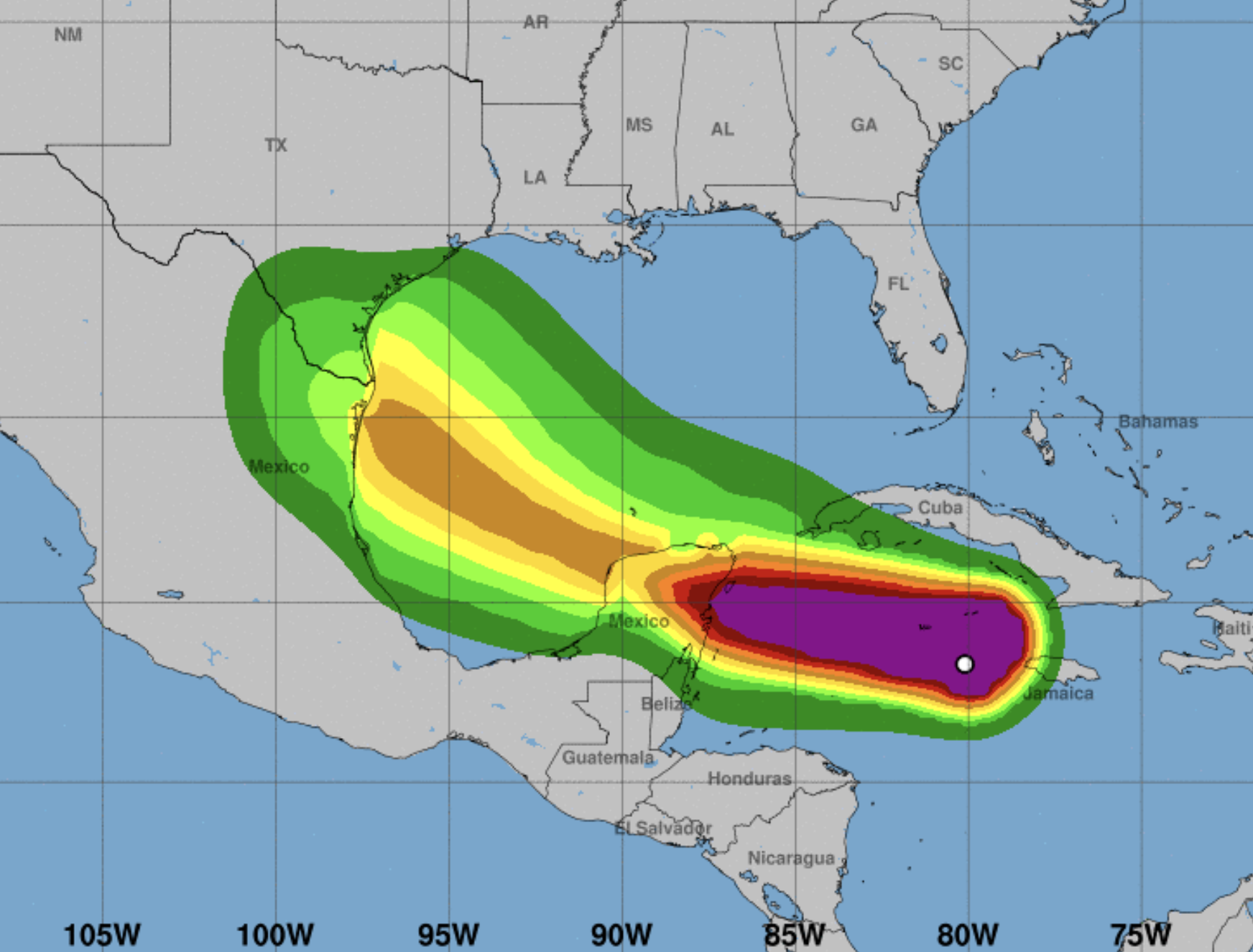 Hurricane Beryl projected to make landfall near South Texas