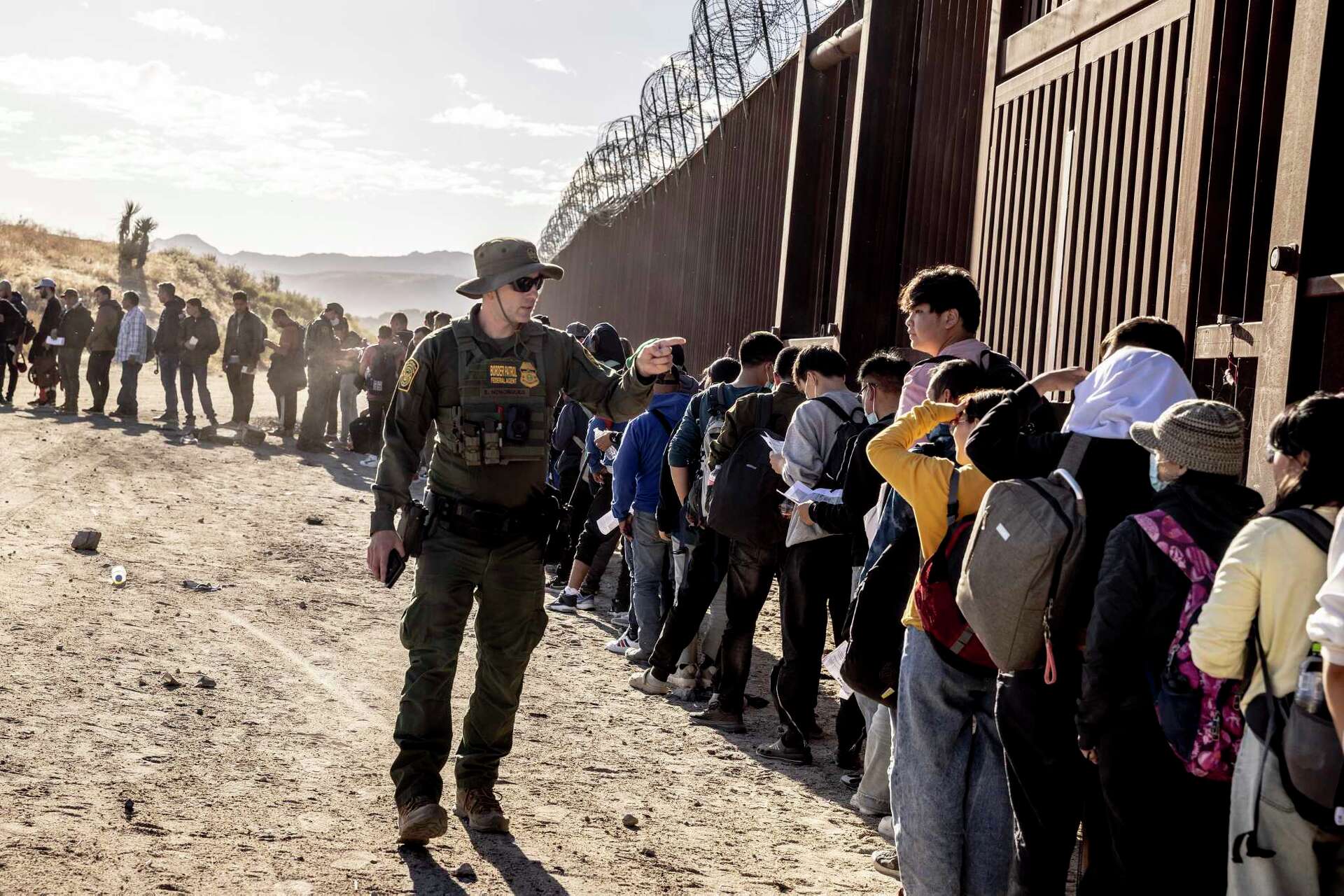 Migrants risk everything to cross border amid Biden asylum ban