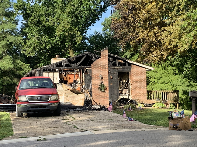 Glen Carbon Fire Department investigates house fire on Red Bud Lane