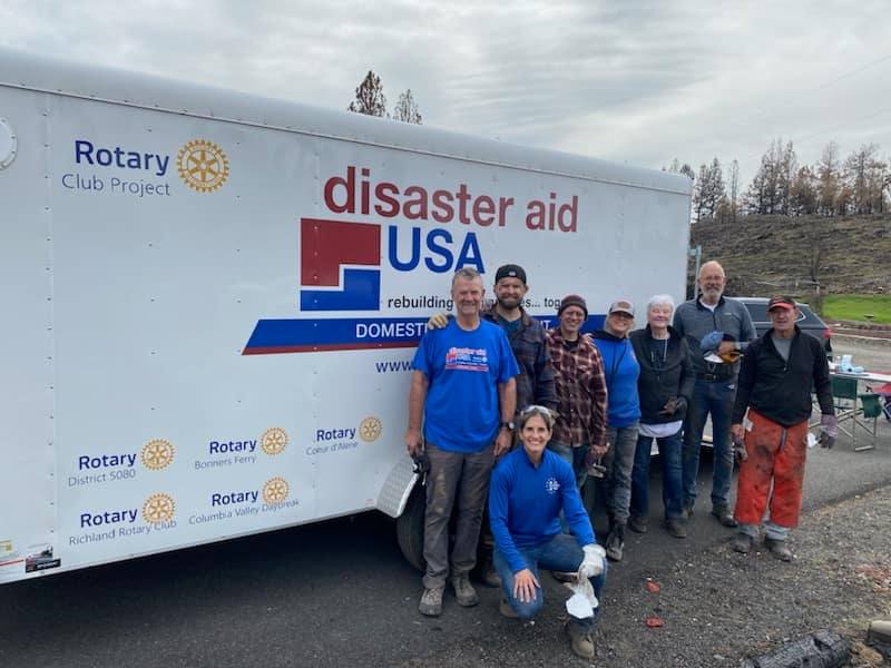 Rotary affiliated Disaster Aid USA volunteers help across the country