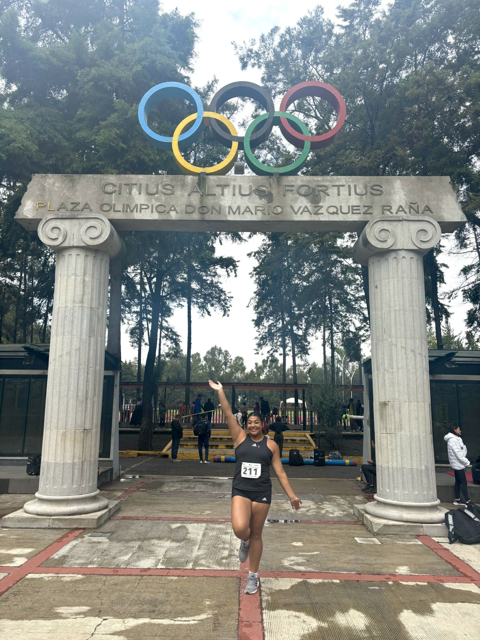 Melanie Duron represents Mexico for shot put