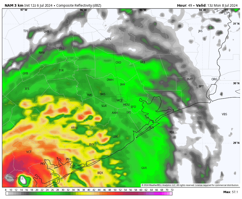 Hurricane Beryl timeline: When is Texas expected to get rain?