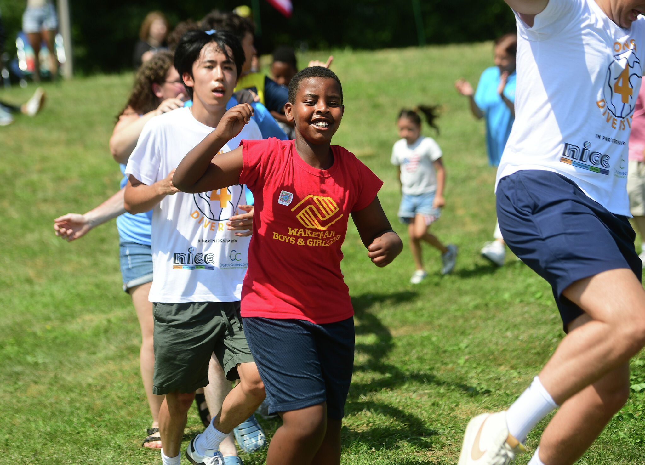 In photos: Greenwich student leads conga dancing record attempt