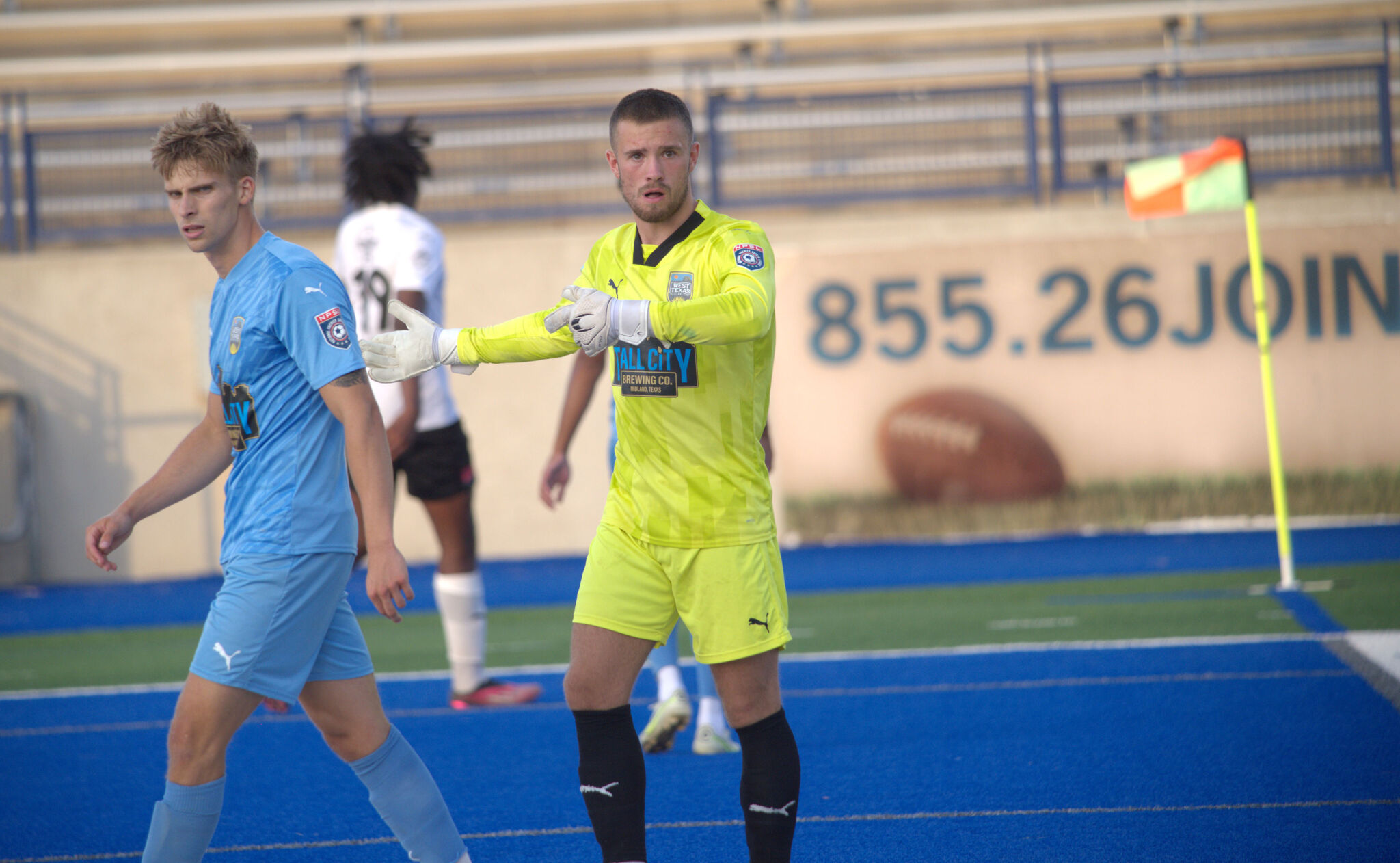 Alex Aitken, West Texas FC playing stingy defense during playoff run