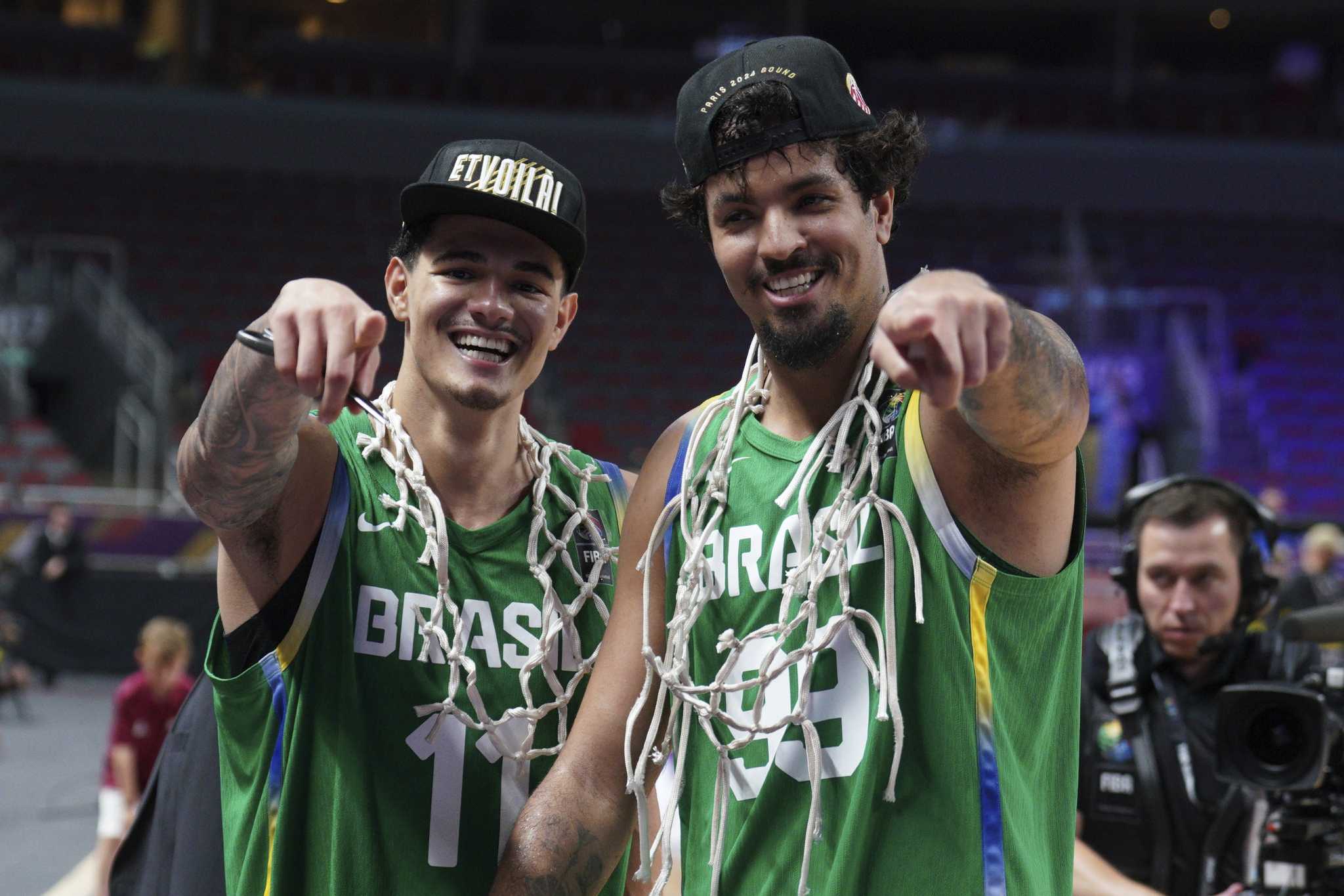 Warriors’ Gui Santos helps Brazil past Latvia and into Olympic Games