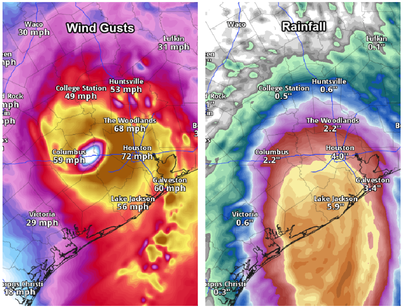 Beryl forecast: Houston damaging winds, flooding and tornado risk