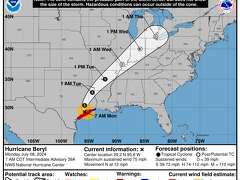 What's Beryl's path in Houston? Here's where the storm goes next