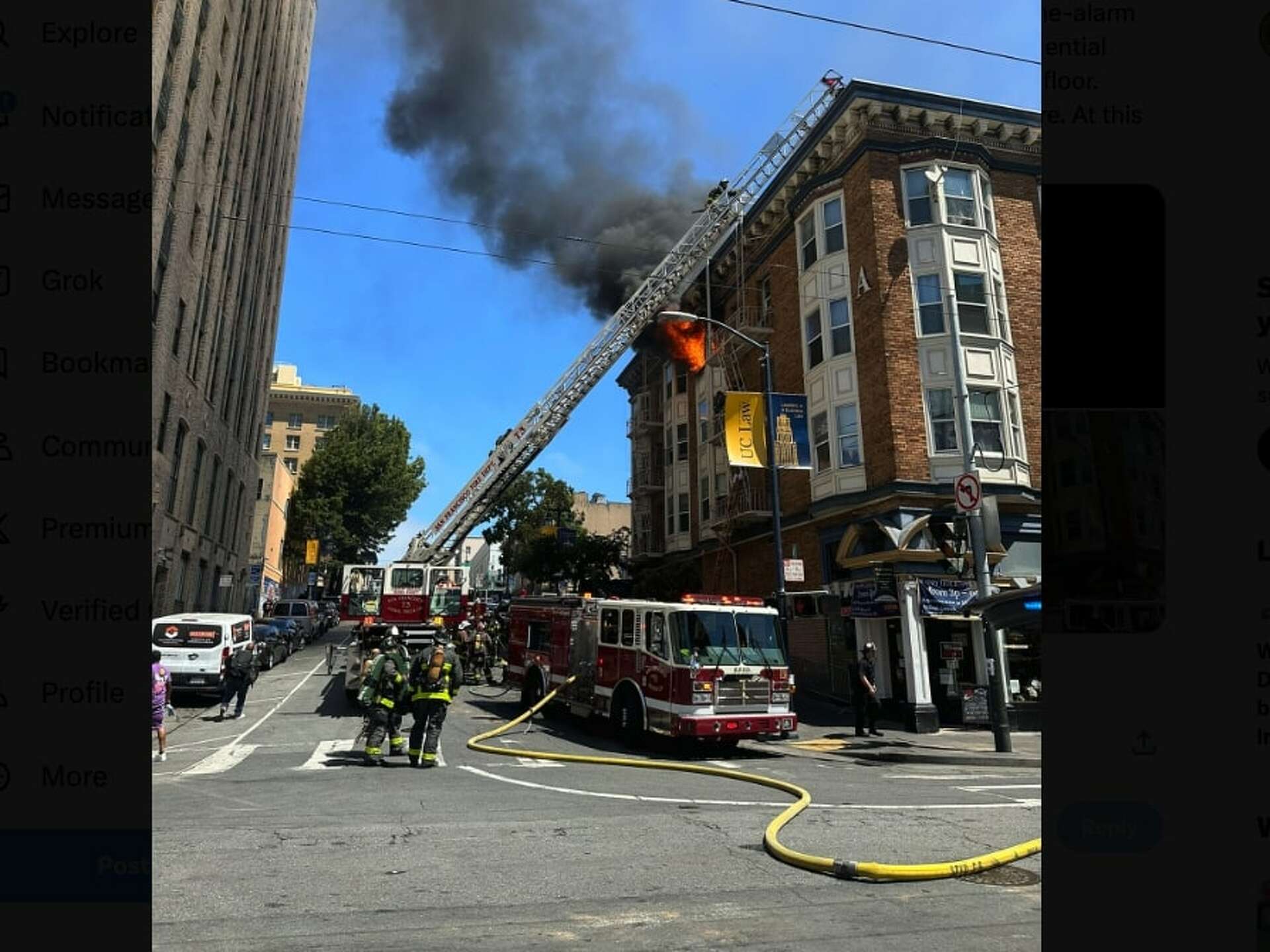 Apartment fire in S.F.’s Tenderloin caused by charging scooter battery