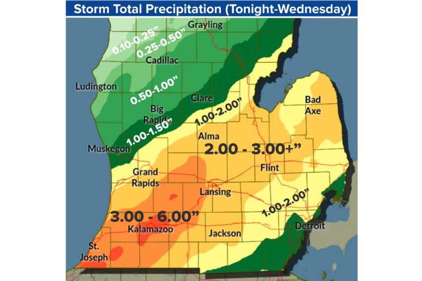 Flood watches issued for Michigan as Hurricane Beryl remnants approach
