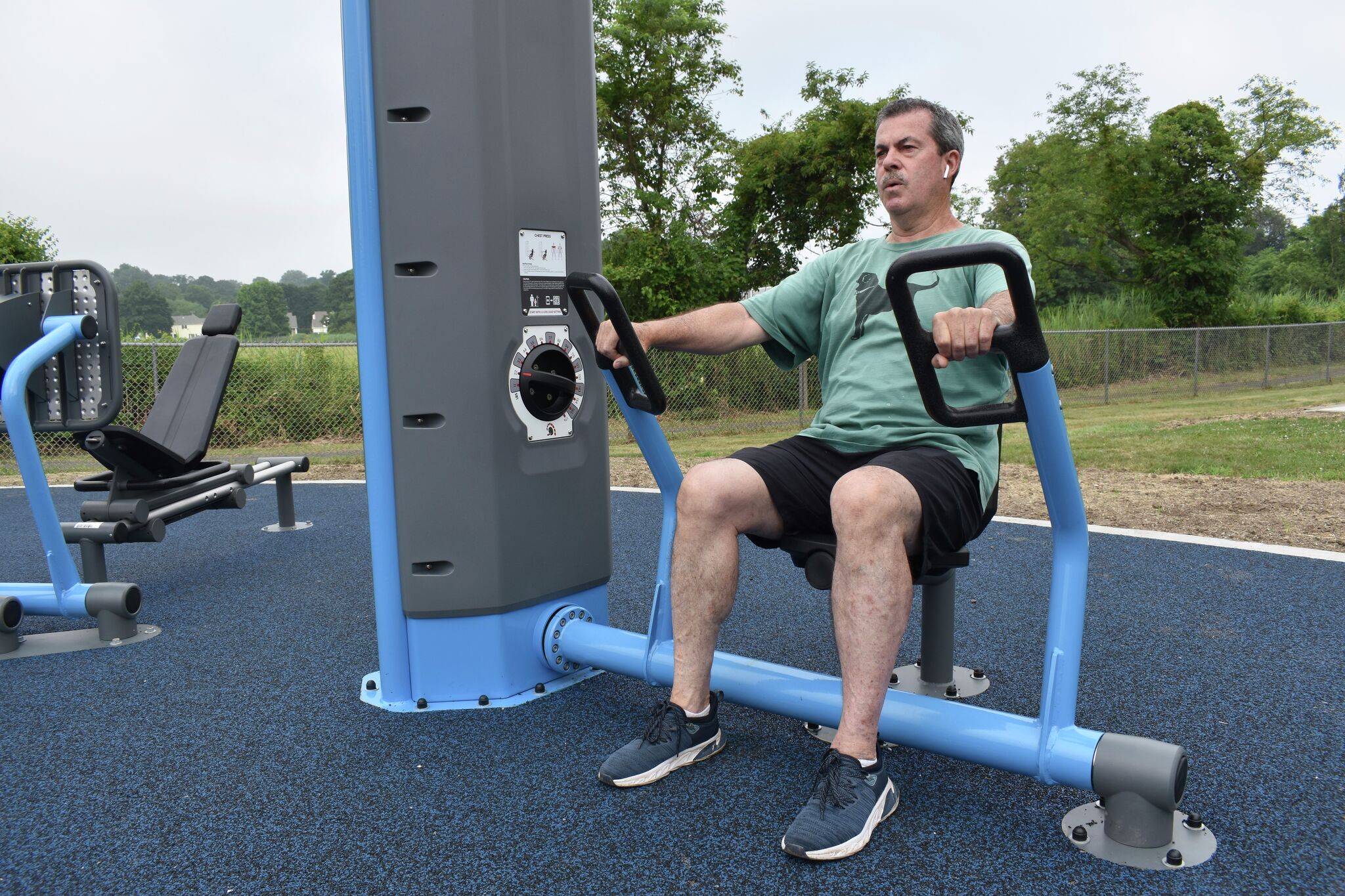 Outdoor gym opens at Fairfield's Bigelow Center for Senior Activities