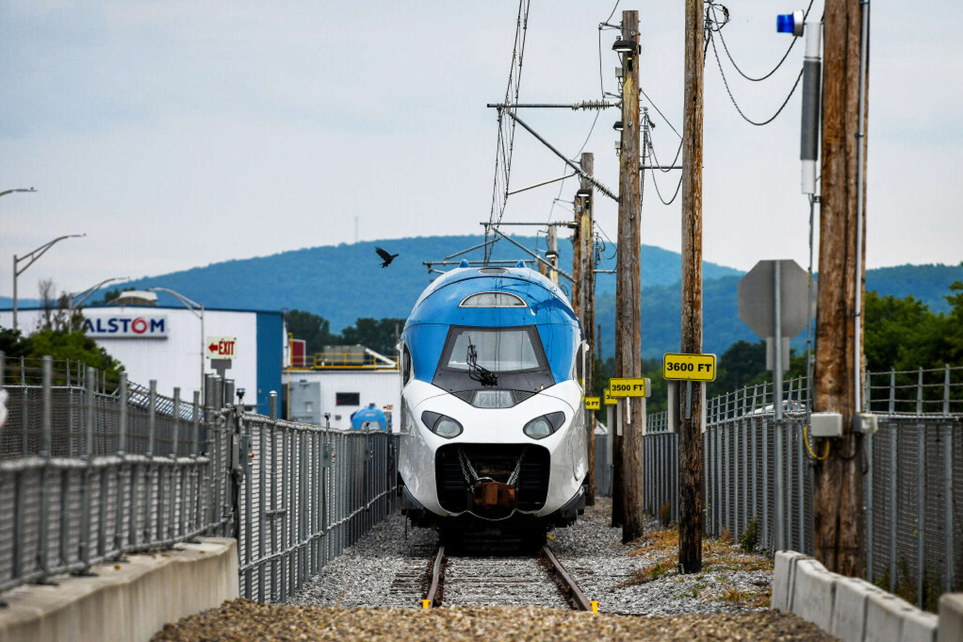 When are Amtrak's new trains due to arrive in Connecticut?