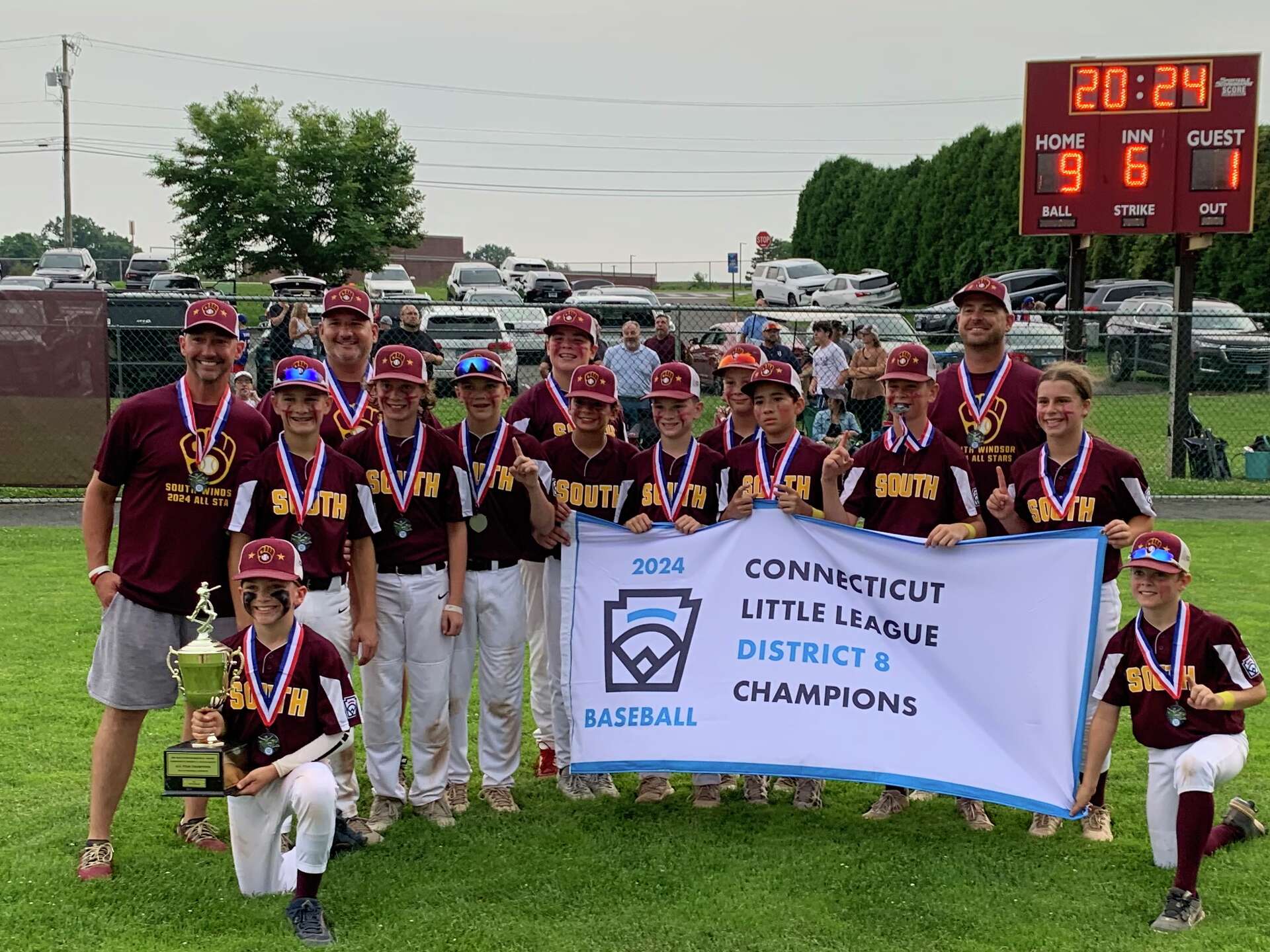 South Windsor Little League U12 All-Stars dominate District 8 tourney