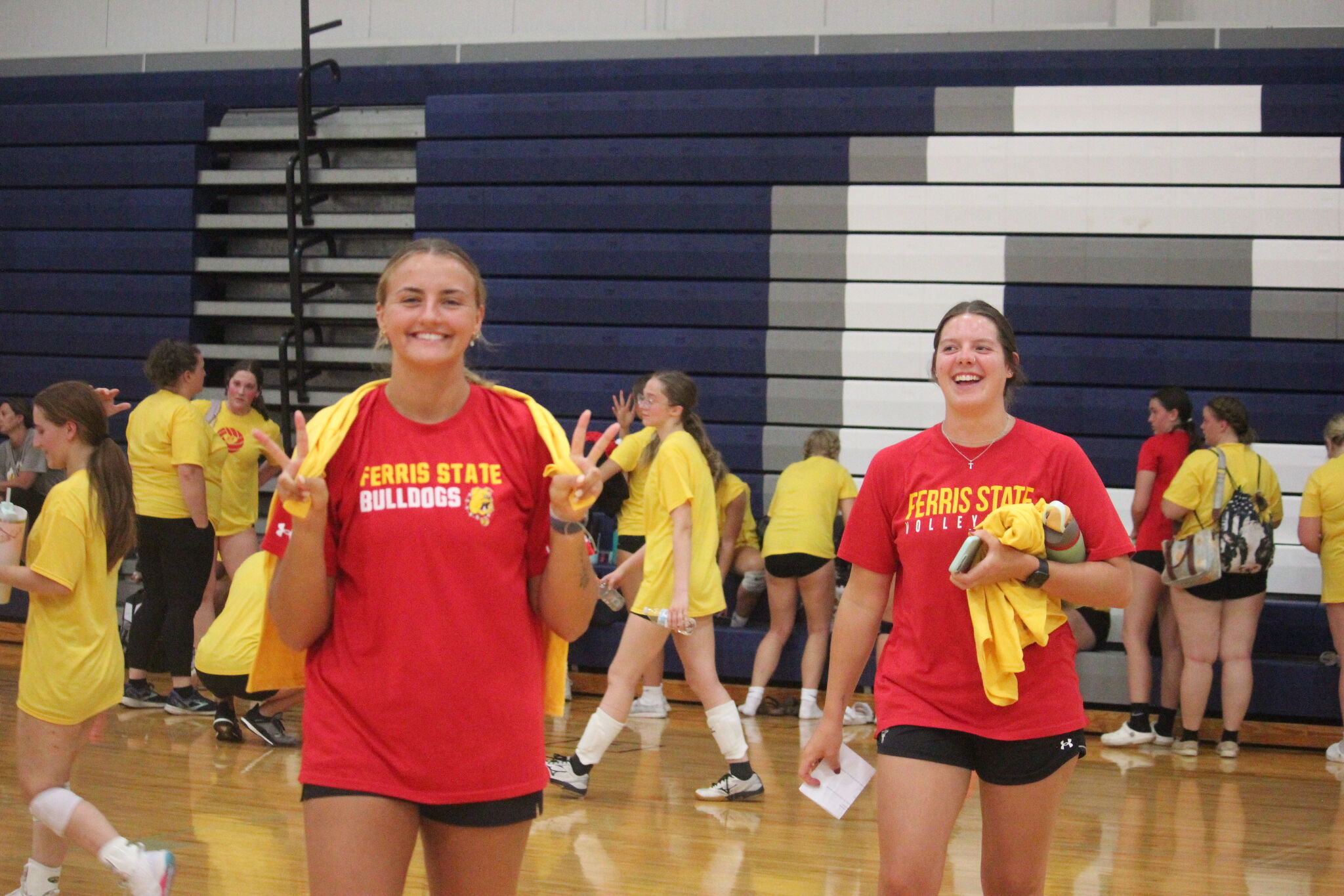 Ferris players share some skills during day-long camp