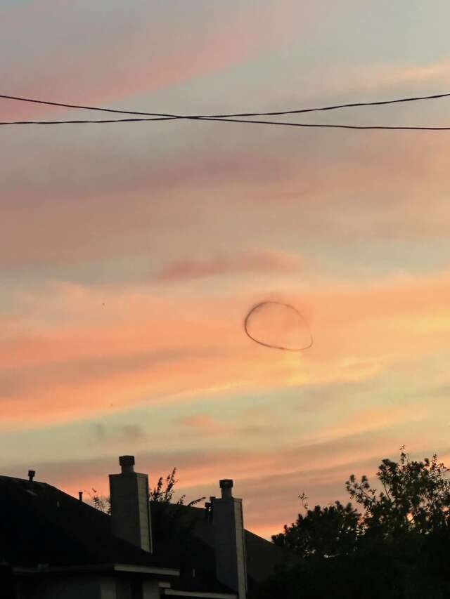 Odd ring seen in the sky over Houston suburb sparks curiosity
