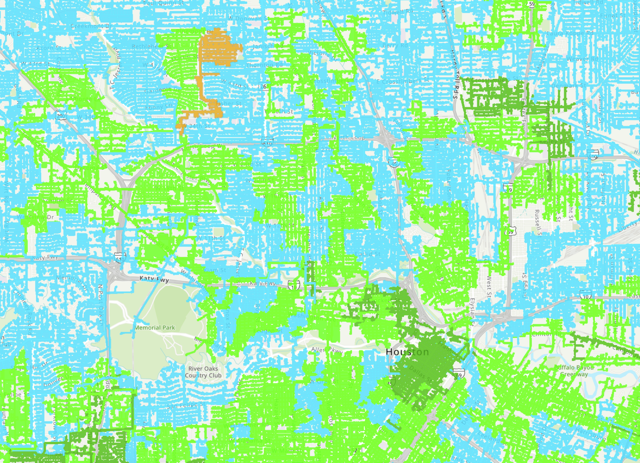 CenterPoint's new power outage map just got more confusing
