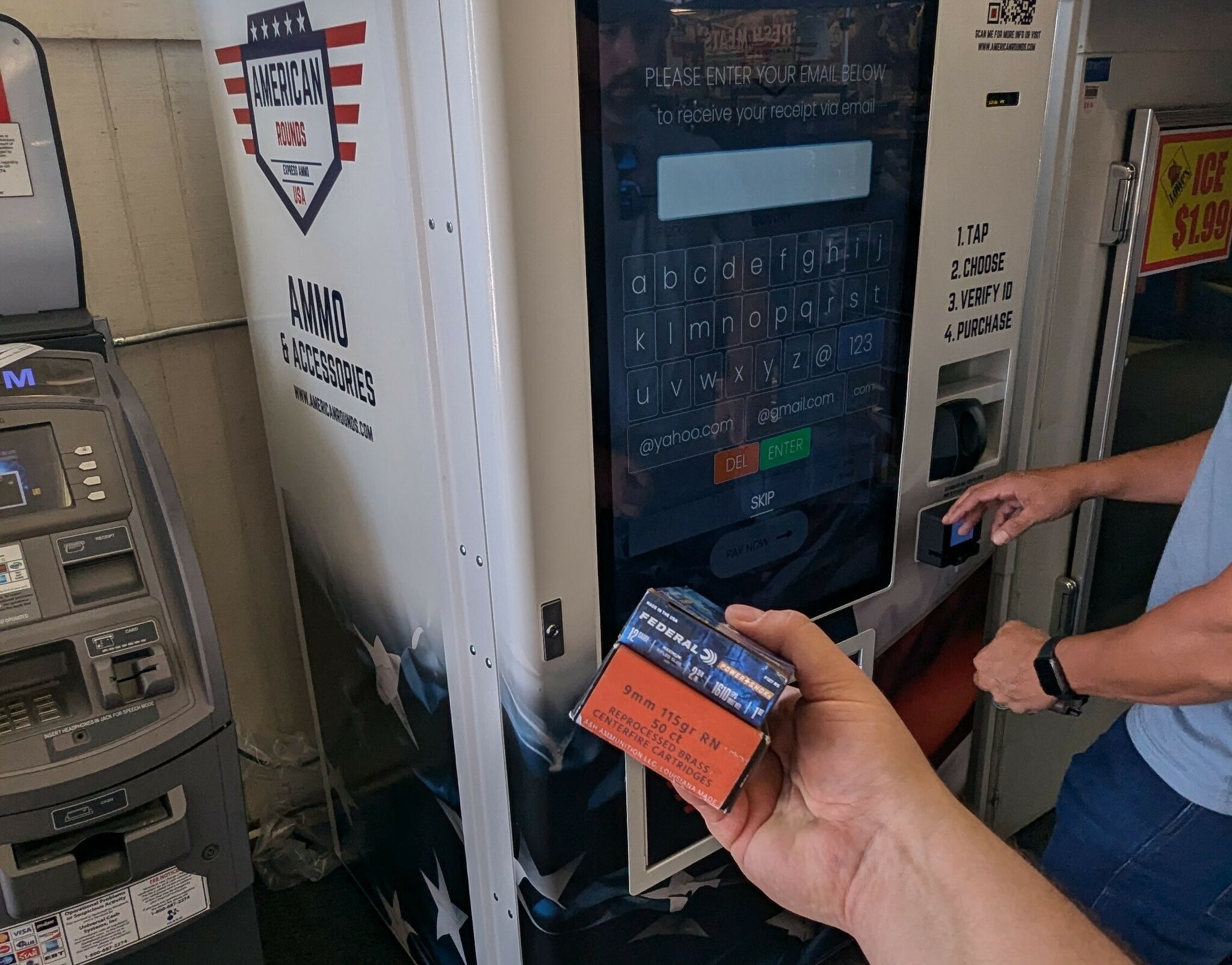 First-ever bullet vending machine unveiled in Texas