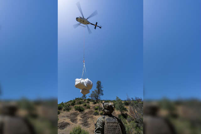 Calif. is using helicopters to clean pot farm trash from state parks